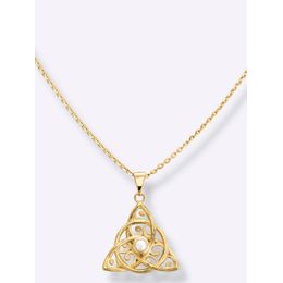 Lady Damen Kettenanh&auml;nger, Gelbgold 375, gold, Gelbgold 375, Schmuckanh&auml;nger