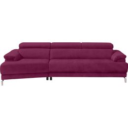 Ecksofa Egoitaliano, B:246cm H:99cm T:140cm, pink, Wohnzimmer, Sofas, "Soul, extravagantes Designsofa, Megasofa, super bequem, tolle Details", mit
