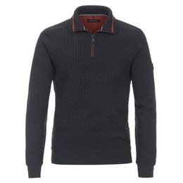 Casamoda Herren Sweatshirt "Casamoda Sweattroyer uni", blau, Gr. M, 51% Baumwolle, 47% Polyester, 2% Elasthan, Sweatshirts