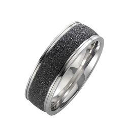 Vivance Damen Fingerring "Edelstahl 2farbig", 050 (15,9), Edelstahl, bunt, Edelstahl, Fingerringe