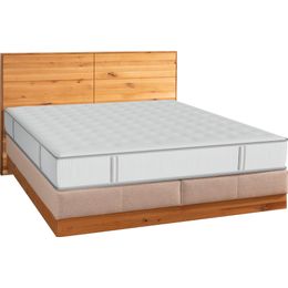 Boxspringbett Alina, B:170cm L:208cm, beige, Struktur GBA (100% Polyester), Jugendzimmer, Komplettbetten, "Clivia", in verschiedenen Gr&ouml;&szlig;en erh&auml;ltlich