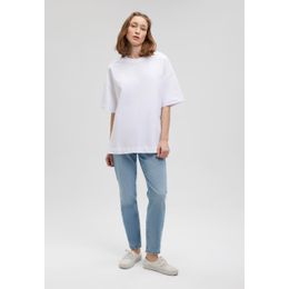 Mavi Damen T-Shirt "SHORT SLEEVE T-SHIRT", wei&szlig;, Gr. S, unifarben, 100% Baumwolle, Shirts, T-Shirt oversized
