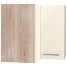 Wiho-K&uuml;chen Eckh&auml;ngeschrank WIHO K&Uuml;CHEN, B:60cm H:56,5cm T:35cm, beige, K&uuml;che, Schr&auml;nke, "Flexi2"