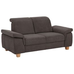 2-Sitzer Home Affaire, B:173cm T:96cm, grau, Luxus-Microfaser Florence (100% Polyester);Luxus-Microfaser weich (90% Polyester, 10% Polyamid);Webstoff