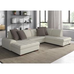 Sit & More Wohnlandschaft SIT & MORE, B:329cm H:82cm T:224cm, beige, Luxus-Microfaser ALTARA NUBUCK (100% Polyester);Soft clean (98% Polyester, 2%