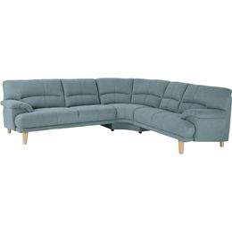 Polsterecke Trendmanufaktur, B:280cm H:87cm T:240cm, gr&uuml;n, Sofas, "Cecilia, italienisches Designsprache, modern und komfortabel, L-Form", toller