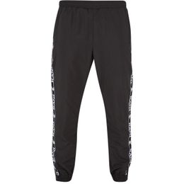 Karl Kani Herren Jogginghose "Karl Kani Herren KKMQ32025BLK KK OG Tape Trackpants"schwarz, Gr. XXS, unifarben, 100% Polyester, Hosen