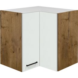 Eckh&auml;ngeschrank Flex-Well, B:60cm H:54,8cm T:32cm, beige, Holzwerkstoff, K&uuml;che, Schr&auml;nke, "Vintea", (B x H x T) 60 x 54,8 x 32 cm, als Eckl&ouml;sung