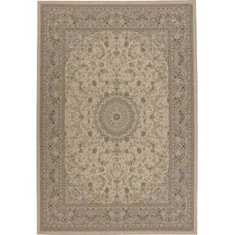 Teppich Theko, B:80cm H:4mm L:150cm, beige, Baumwolle, Kunstfaser, Wohnzimmer, Teppiche, "Flomi Classic", Flachgewebe, Orient-Optik, ideal im
