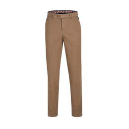 Br&uuml;hl BR&Uuml;HL Herren Chinohose "Venice", braun, Gr. 102, unifarben, 98% Baumwolle, 2% Elasthan, Hosen, mit Komfortbund