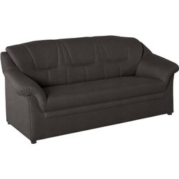 2,5-Sitzer DOMO collection, B:184cm H:84cm T:82cm, braun, Korpus/Basismaterial: 92% Polyester, 8% Nylon. Sitzfl&auml;che: 92% Polyester, 8% Nylon, Sofas,
