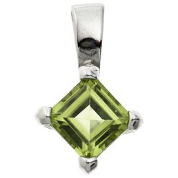 Jobo Damen Kettenanh&auml;nger "Anh&auml;nger mit Peridot", Silber 925 (Sterlingsilber), silber, Silber 925 (Sterlingsilber), Schmuckanh&auml;nger, 925 Silber