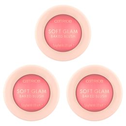 Catrice Damen Rouge "Soft Glam Baked Blush", 16,8 gmidnight berry, Teint-Kosmetika, Eleganter Beerenton mit sanftem Schimmer f&uuml;r einen strahlenden