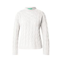 United Colors Of Benetton Pullover Damen Gr&ouml;&szlig;e XXS wei&szlig;
