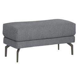 Hockerbank, B:93cm H:45cm T:48cm, schwarz, CREATION BY ROLF BENZ, Flachgewebe VICTORIA (41% Polyacryl 38% Polyester 21% Baumwolle), Hocker, "CR.450,