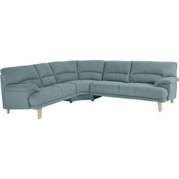 Polsterecke Trendmanufaktur, B:280cm H:87cm T:240cm, gr&uuml;n, Sofas, "Cecilia, italienisches Designsprache, modern und komfortabel, L-Form", toller