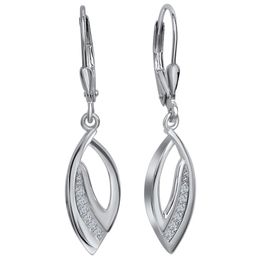 Firetti Damen Paar Ohrh&auml;nger "Schmuck Geschenk Silber 925 Ohrschmuck Patentbrisur Tropfen", Silber 925 (Sterlingsilber), silber, Silber 925