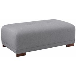 Hocker Home Affaire, B:122cm H:47cm T:67cm, grau, Filzoptik (100% Polyester);Struktur (100% Polyester);Struktur fein ( 100% Polyester), Wohnzimmer,