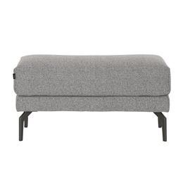 Hockerbank, B:93cm H:45cm T:48cm, grau, CREATION BY ROLF BENZ, Chenille COCO (72% Polyester 15% Baumwolle 13% Polyacryl), Hocker, "CR.450, Sitzbank",