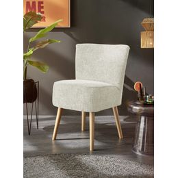 Cocktailsessel, B:65cm H:89cm T:70cm, beige, ED EXCITING DESIGN, 100% Polyester, Sessel, "Earl", K&uuml;chenstuhl, K&uuml;chensessel