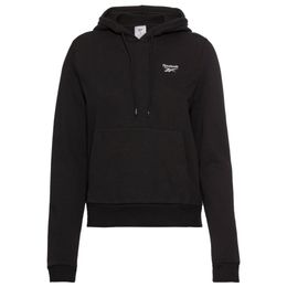 Reebok Damen Sweatshirt "D Kapuzensweatshirt", schwarz, Gr. S, Obermaterial: 70% Baumwolle, 30% Polyester, Sweatshirts