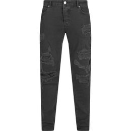 2Y Premium Damen Bequeme Jeans "2Y Premium Herren 2Y Skinny Fit Jeans"schwarz, Gr. 38, unifarben, 97% Baumwolle, 3% Elasthan, Jeans