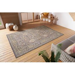 Teppich Hanse Home, B:115cm H:3mm L:170cm, bunt, Polypropylen (PP), Wohnzimmer, Teppiche, "Luxor", In-& Outdoor, L&auml;ufer, wetterfest, Balkon,