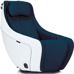 SYNCA Massagesessel, Kunstleder, LED-Beleuchtung,Lederoptik,mit Kissen,mit Massagefunktion, Massagefunktion, B/H/T: 56cm x 66cm x 117cm, blau, Sessel
