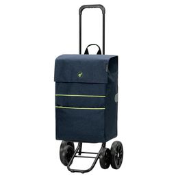 Andersen Einkaufstrolley "Quattro Shopper Nelon", B:42cm H:117cm T:23cm, blau, Einkaufsk&ouml;rbe, mit 53 l Volumen