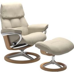 Relaxsessel stressless, B:76cm H:100cm T:75cm, beige, Leder PALOMA: durchgef&auml;rbtes Semianilin-M&ouml;belleder;Leder BATICK: durchgef&auml;rbtes und genarbtes