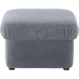 Hocker DOMO collection, B:60cm H:40cm T:60cm, grau, 95% Polyester, 5% Nylon, Wohnzimmer, Hocker, "Pegnitz"