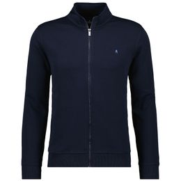 Ragman Herren Sweatjacke, blau, Gr. M, 80% Baumwolle 20% Nylon, Sweatjacken