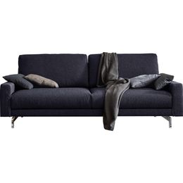 3-Sitzer, B:204cm H:85cm T:95cm, blau, CREATION BY ROLF BENZ, Jacquard-Flachgewebe Diane 1 Q2 (55% Polyacryl 45% Polyester), Sofas, "CR.450,