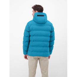 Lerros Herren Outdoorjacke, blau, Gr. XXXL, unifarben, Web, Obermaterial: 100% Polyester, Jacken, mit Kapuze
