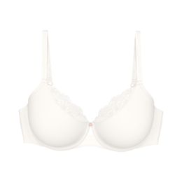 Triumph Damen B&uuml;gel-BH "Wild Gardenia Florale", Gr. 75ecru wei&szlig;, Microtouch, Obermaterial: 52% Lyocell, 25% Elasthan, 22% Polyamid, 1% Polyester,
