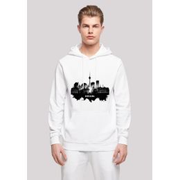 F4NT4STIC Herren Kapuzenpullover "Cities Collection - Berlin skyline", wei&szlig;, Gr. XL, Obermaterial: 50% Baumwolle, 50% Polyester, Pullover, Print