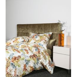 Bettw&auml;sche Janine, bunt, Mako-Satin, Obermaterial: 100% Baumwolle, Bettw&auml;sche, "Mako-Satin42138 09", mit Reissverschluss