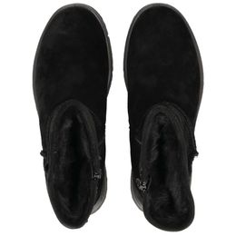 Legero Damen Stiefelette "Legero Stiefelette Veloursleder", Gr. 41, schwarz, Veloursleder, Schuhe