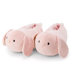 Nici Damen Pl&uuml;sch Hausschuhe "Nici Green Mymochi Hase Pibu", Gr. 40rosa mymochi hase, Polyester, Schuhe, Motiv Hausschuh mit Hasenohren