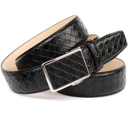 Anthoni Crown Herren Lederg&uuml;rtel, schwarz, Gr. 105, Rindsleder, G&uuml;rtel, Automatik Schlie&szlig;e