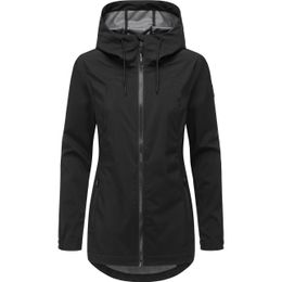 Ragwear Damen Kurzmantel "Zuzka Sport", schwarz, Basic, Gr. XXL, Obermaterial: 100% Polyester; Innenfutter: 100% Polyester, M&auml;ntel, Wasserdichter