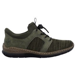 Rieker Damen Slip-On Sneaker "Ready2GO", Gr. 42, gr&uuml;n, Lederimitat, Textil, Schuhe, Schlupfschuh, Halbschuh, Freizeitsneaker mit Schnellverschluss