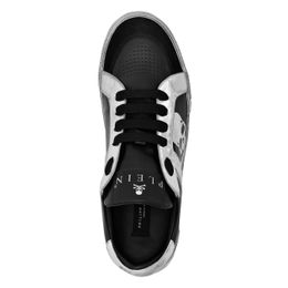 Philipp Plein Herren Sneaker "Retrokickz", Gr. 35, schwarz-wei&szlig;, Schuhe