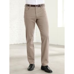 CLASSIC Herren Stretch-Hose, beige, Gr. 28, unifarben, 98% Baumwolle, 2% Elasthan, Hosen