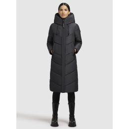 Khujo Damen Steppmantel "TARU"dunkelgrau, Gr. XL, unifarben, 100% Polyester, M&auml;ntel