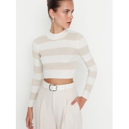 Trendyol Pullover Damen Gr&ouml;&szlig;e M ecru / wei&szlig;