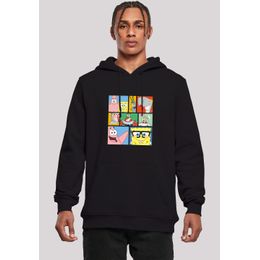 F4NT4STIC Herren Sweatshirt "Spongebob Schwammkopf Collage", schwarz, Gr. XS, Obermaterial: 65% Baumwolle, 35% Polyester, Sweatshirts, Herren,Premium
