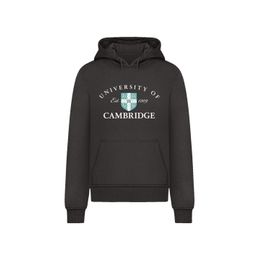 F4NT4STIC Herren Kapuzenpullover "University Of Cambridge Est 1209", schwarz, Gr. S, Obermaterial: 65% Baumwolle, 35% Polyester, Pullover, Official