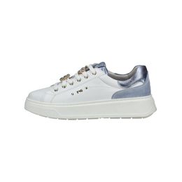 Nero Giardini Damen Sneaker "Nero Giardini Sneaker Leder", Gr. 36wei&szlig;, Leder, Schuhe