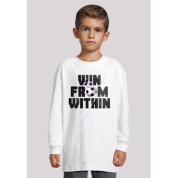 F4NT4STIC Jungen T-Shirt "Win From Within Soccer Splash Lilac", wei&szlig;, Gr. 134, Obermaterial: 100% Baumwolle, Shirts, Premium Qualit&auml;t